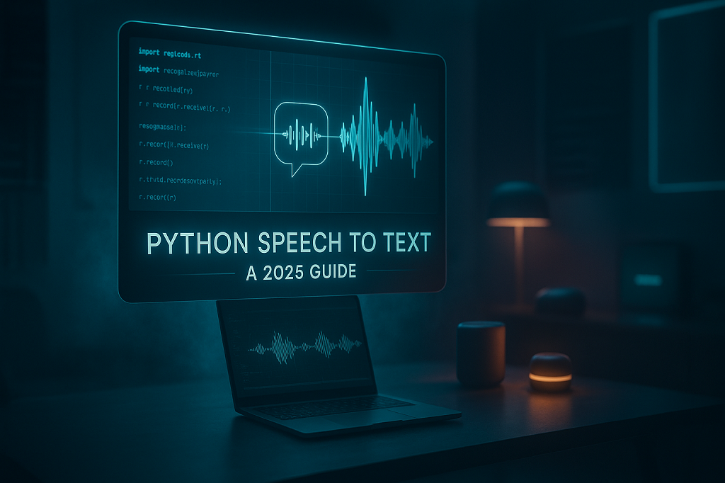 Python Speech to Text: A 2026 Guide - Software Development Service